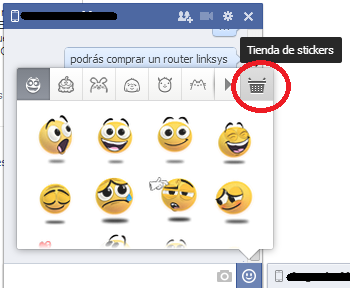 Stickers en Facebook