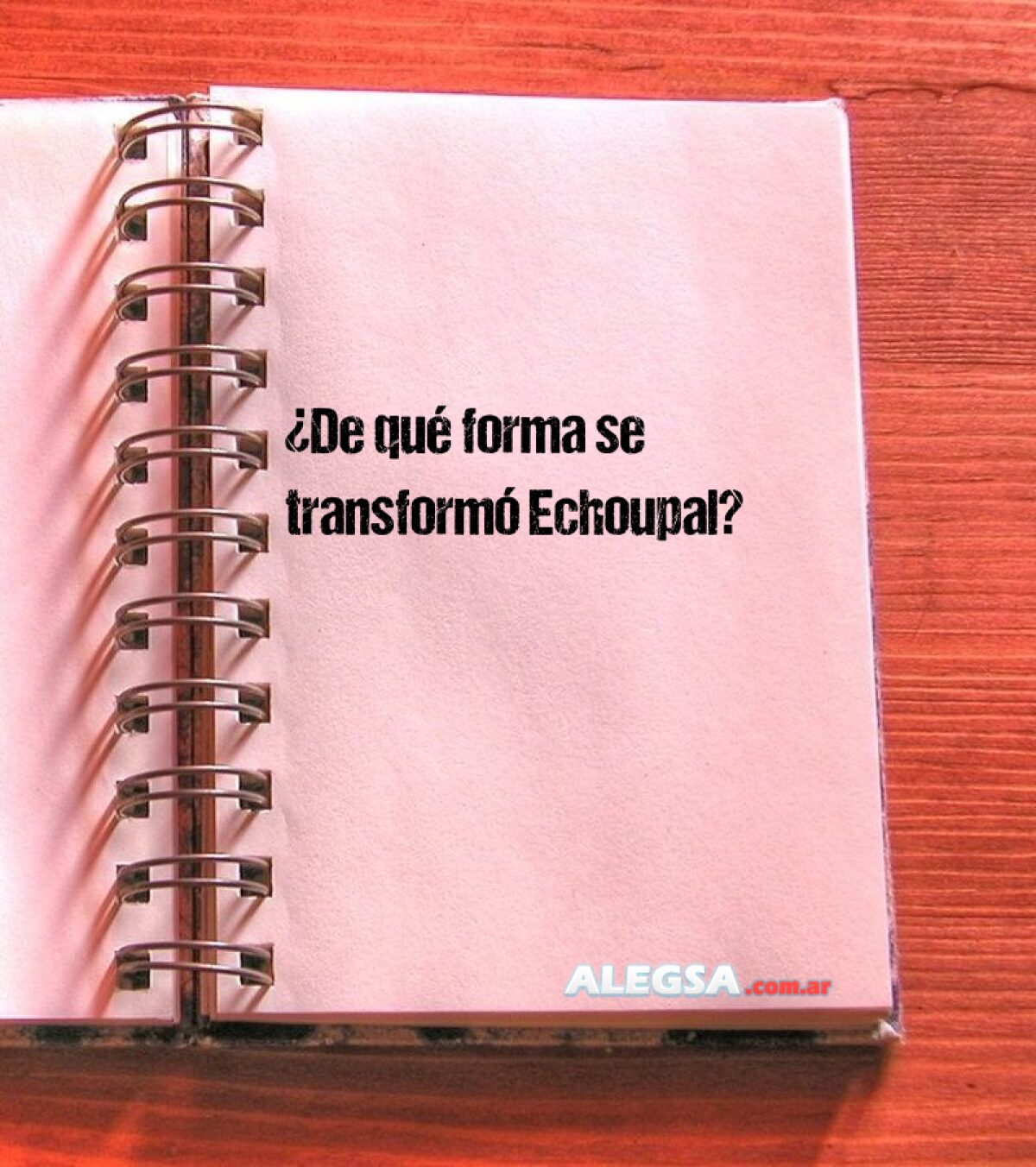 ¿De qué forma se transformó Echoupal?