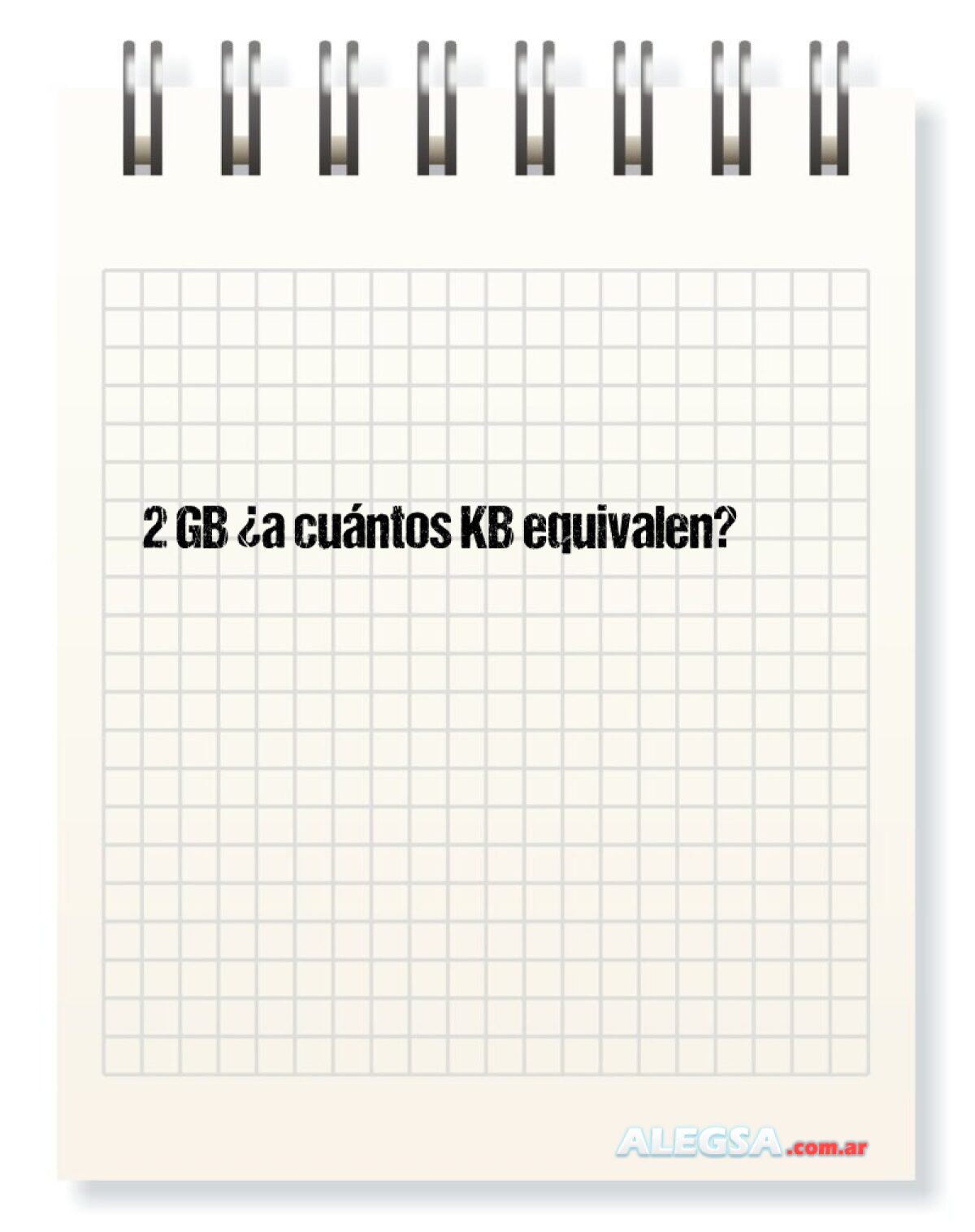2 GB a Cu ntos KB Equivalen 