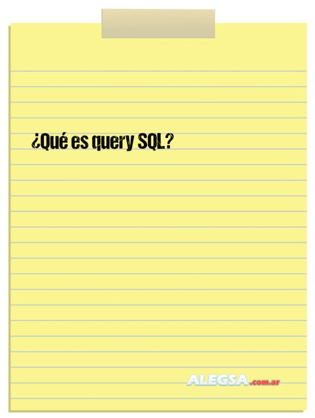 Qu Es Query SQL Qu Es Query SQL