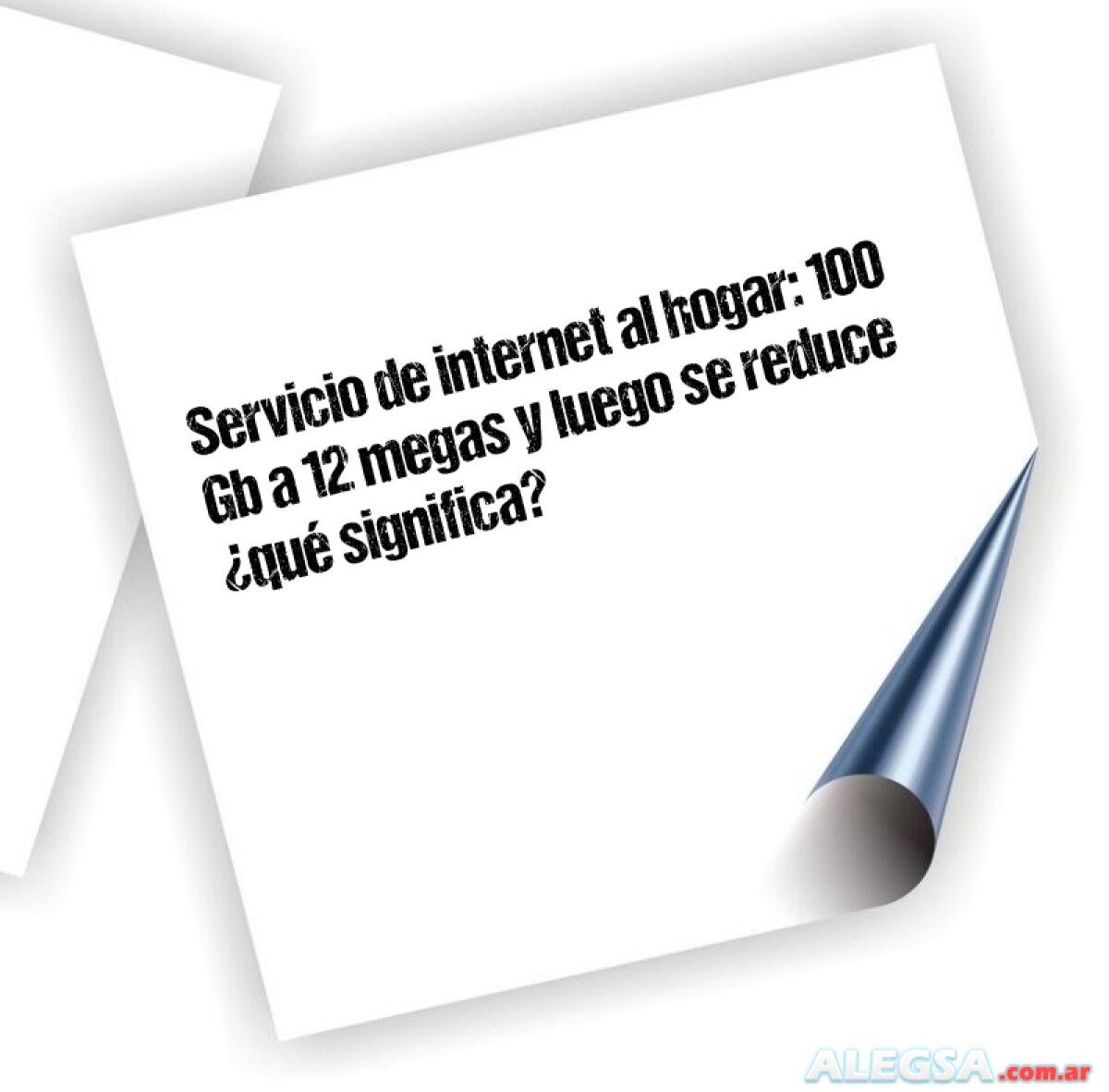 Servicio de internet al hogar: 100 Gb a 12 megas y luego se reduce ¿qué ...