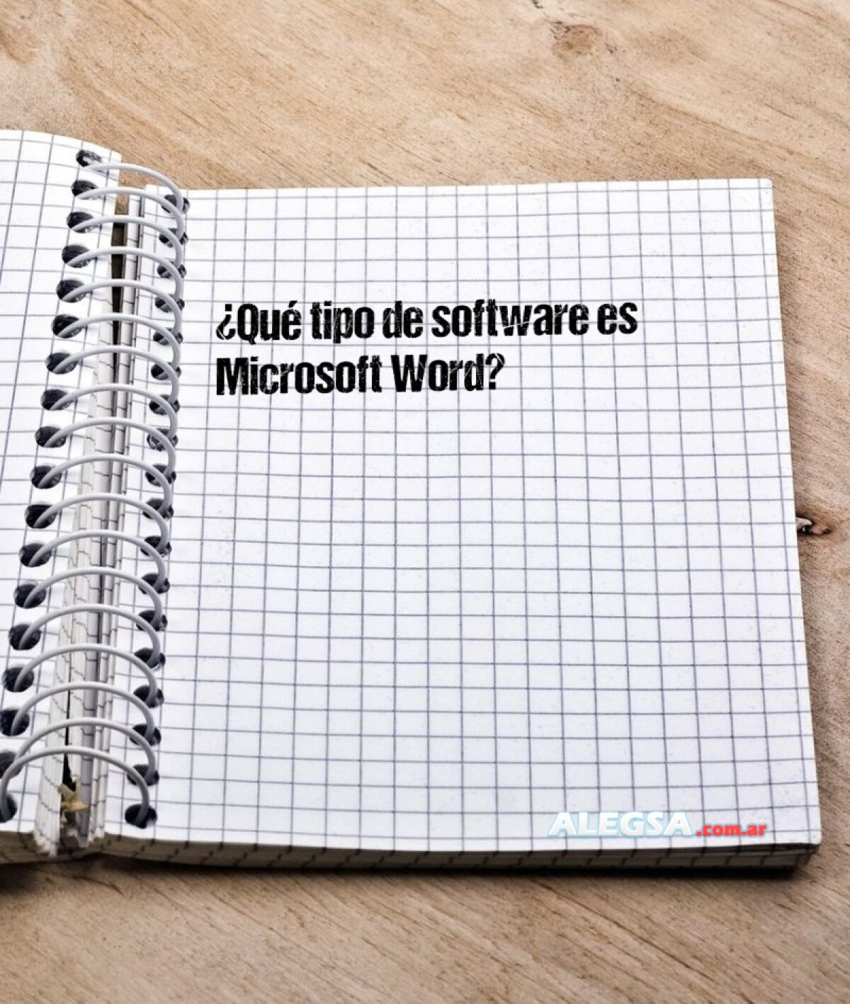 ¿Qué tipo de software es Microsoft Word?