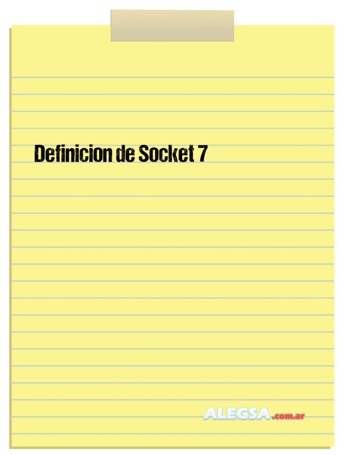 Definición de Socket 7