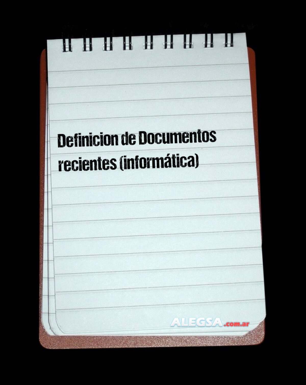 Definición de Documentos recientes (informática)