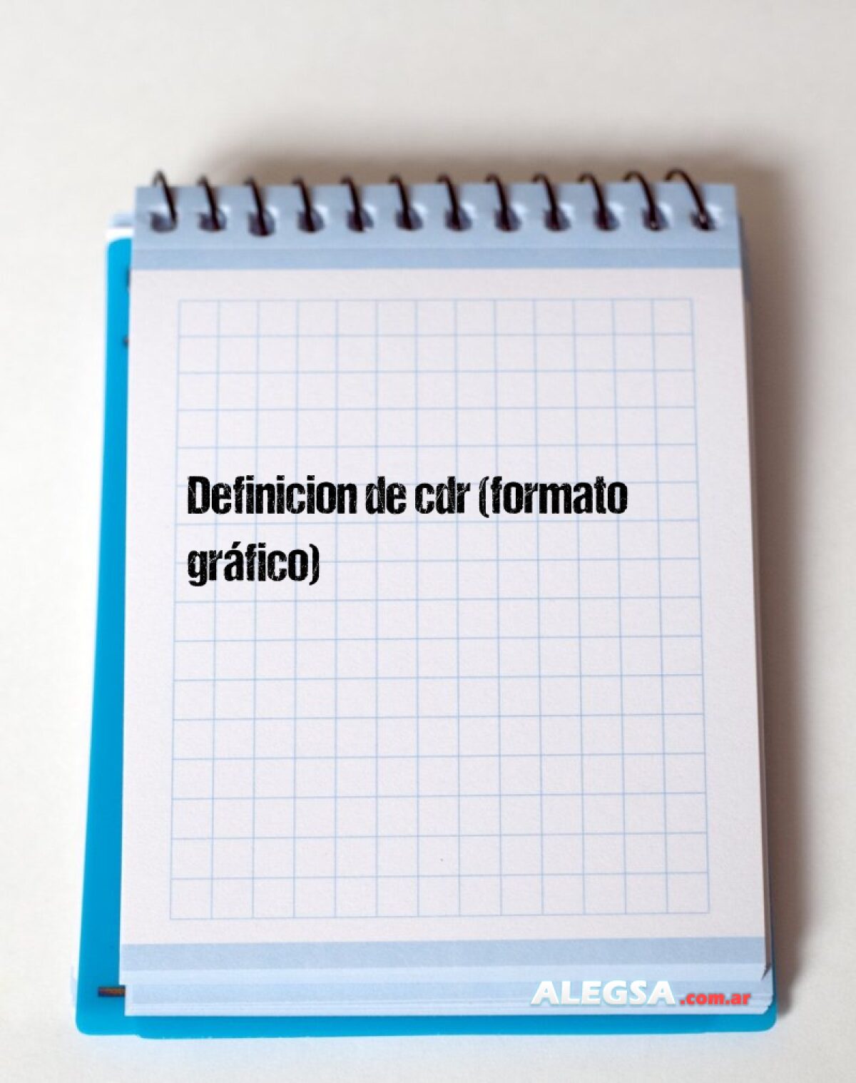 Definición de cdr (formato gráfico)
