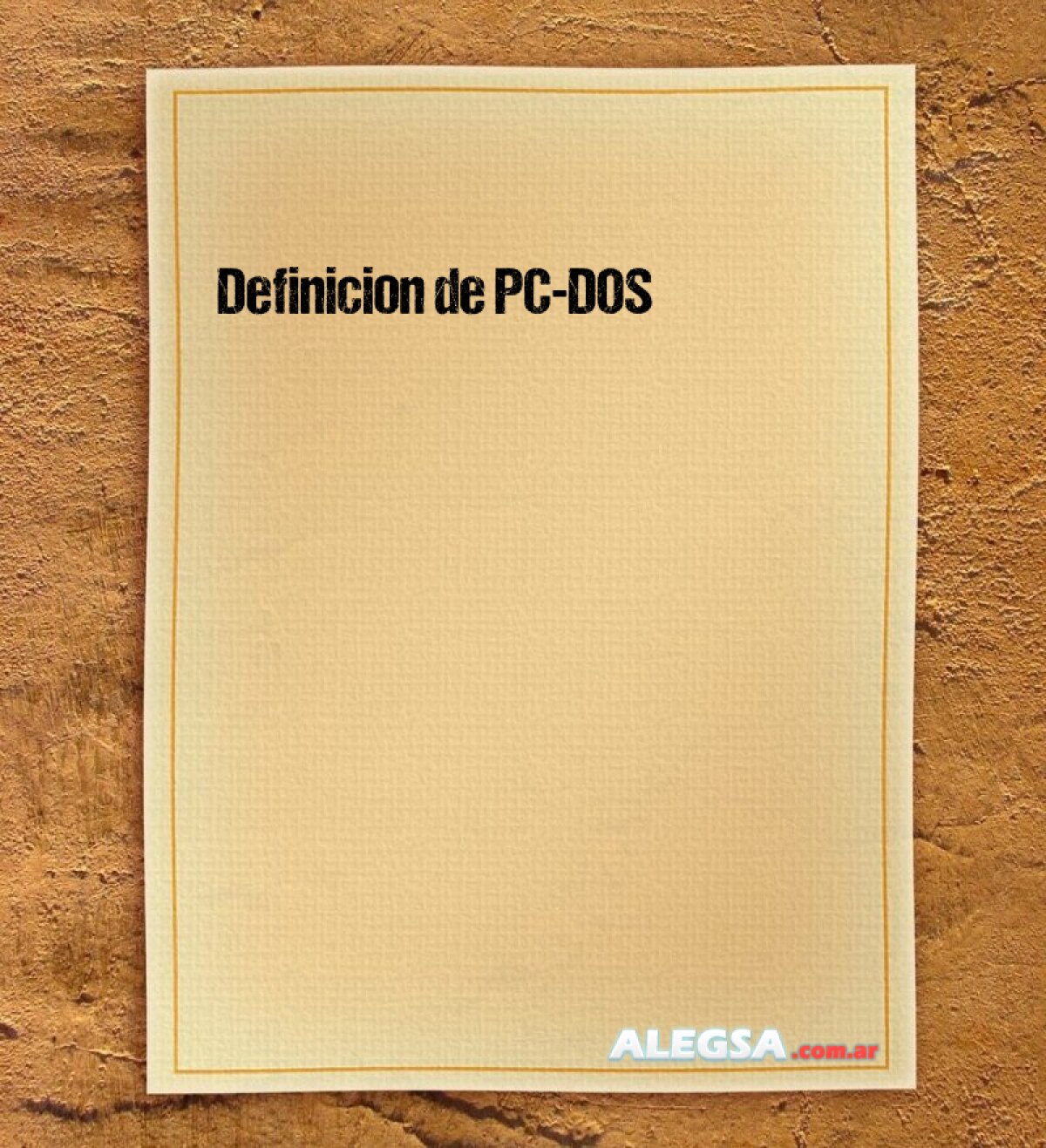Definición de PC-DOS