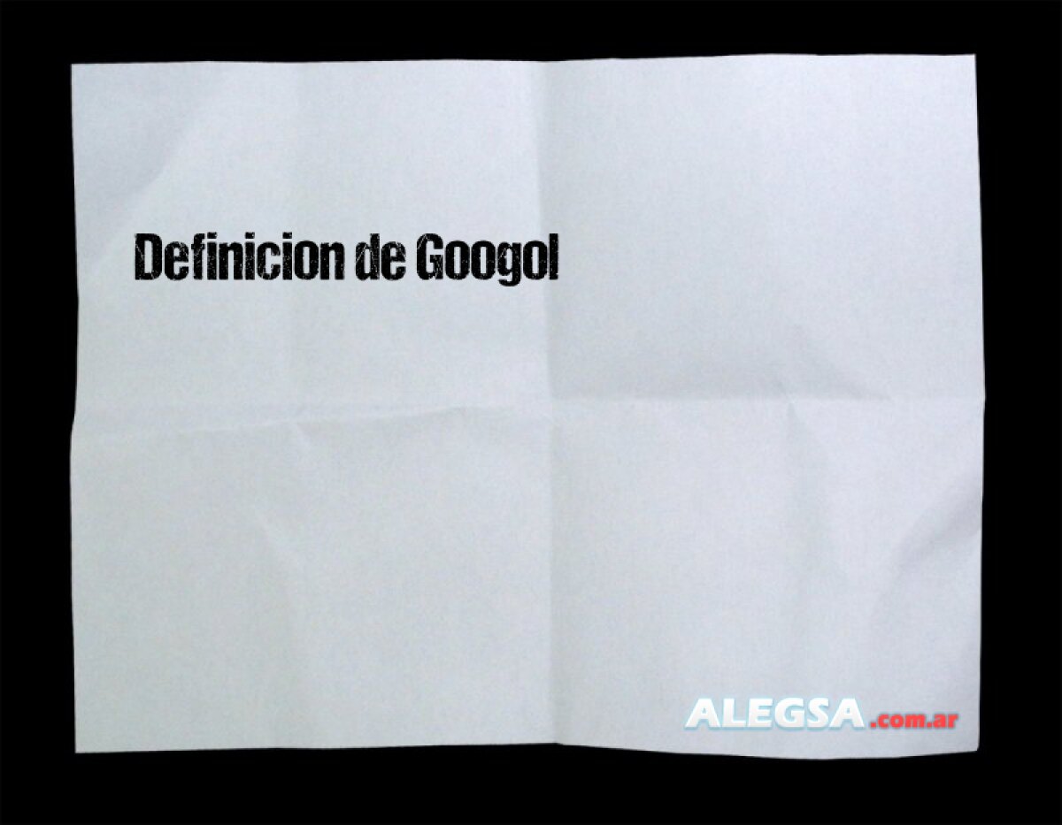 Definición de Googol