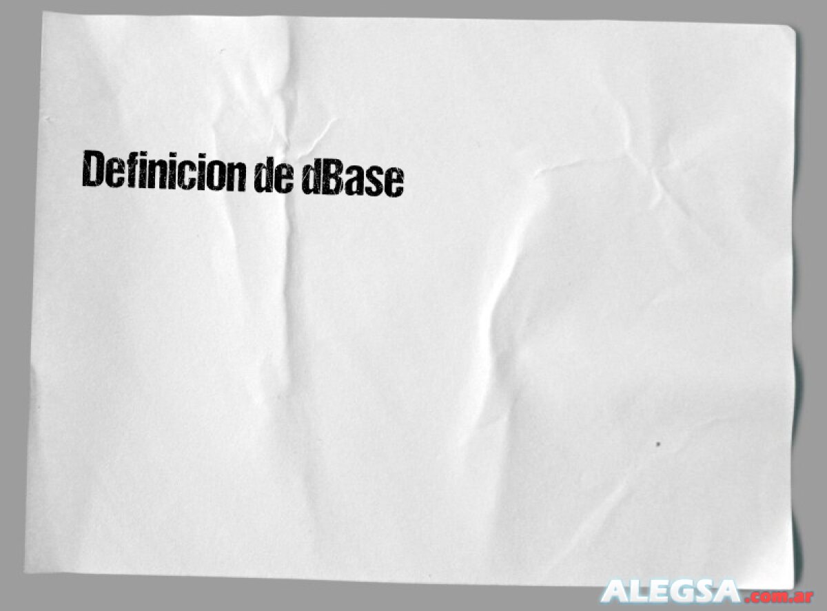 Definición de dBase