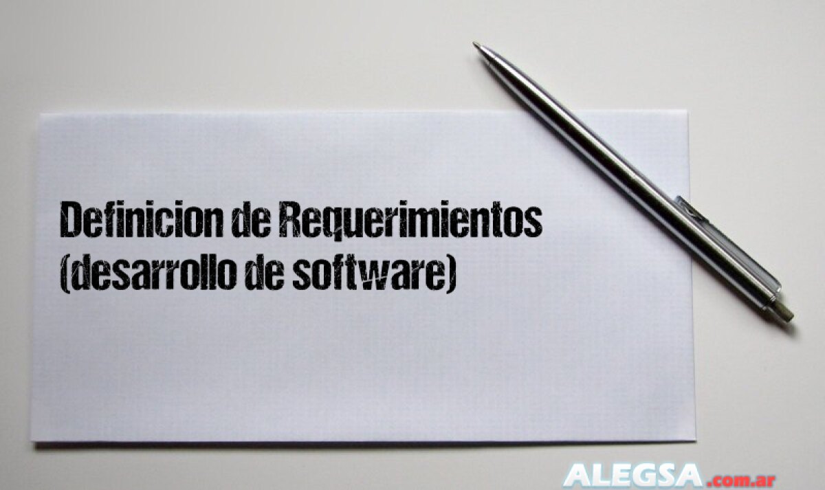 Definición de Requerimientos (desarrollo de software)