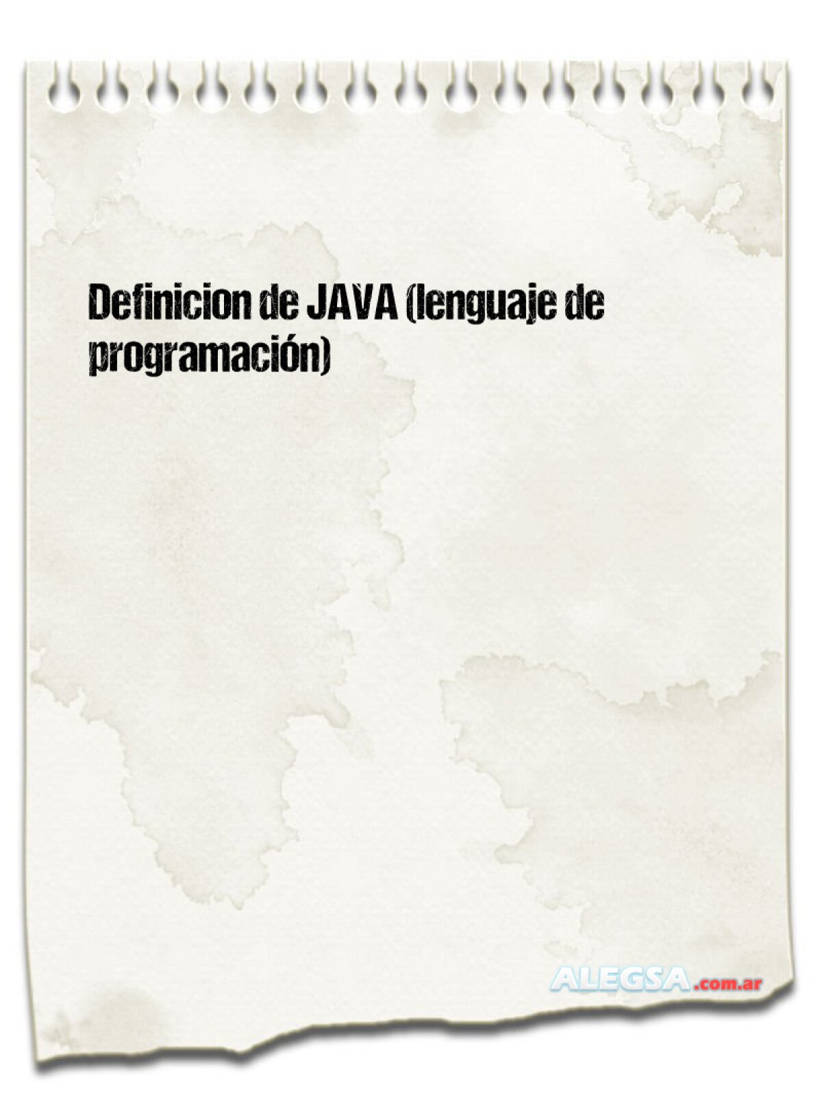 Definición De Java Lenguaje De Programación