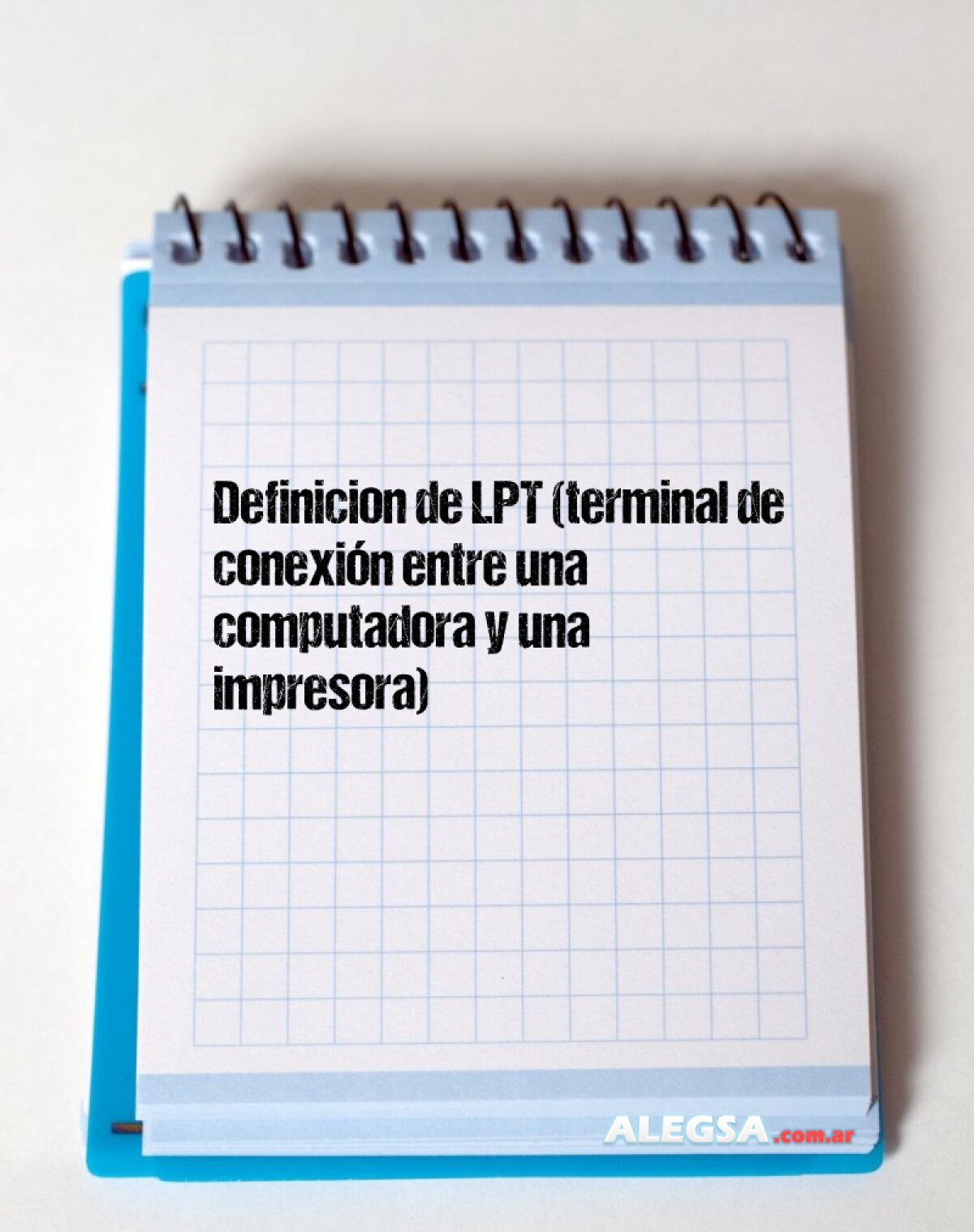 Definición de LPT (terminal de conexión entre una computadora y una ...