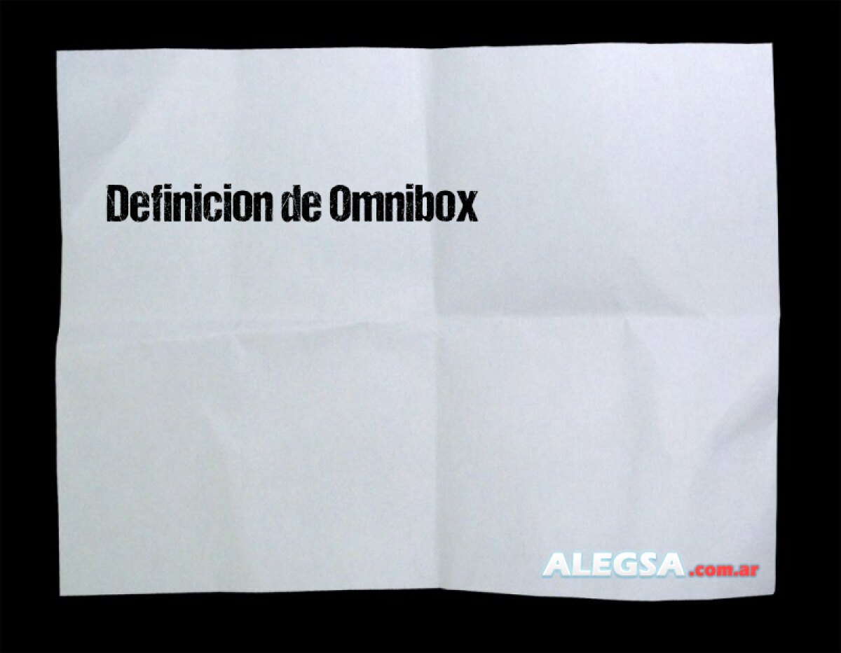 Definición de Omnibox