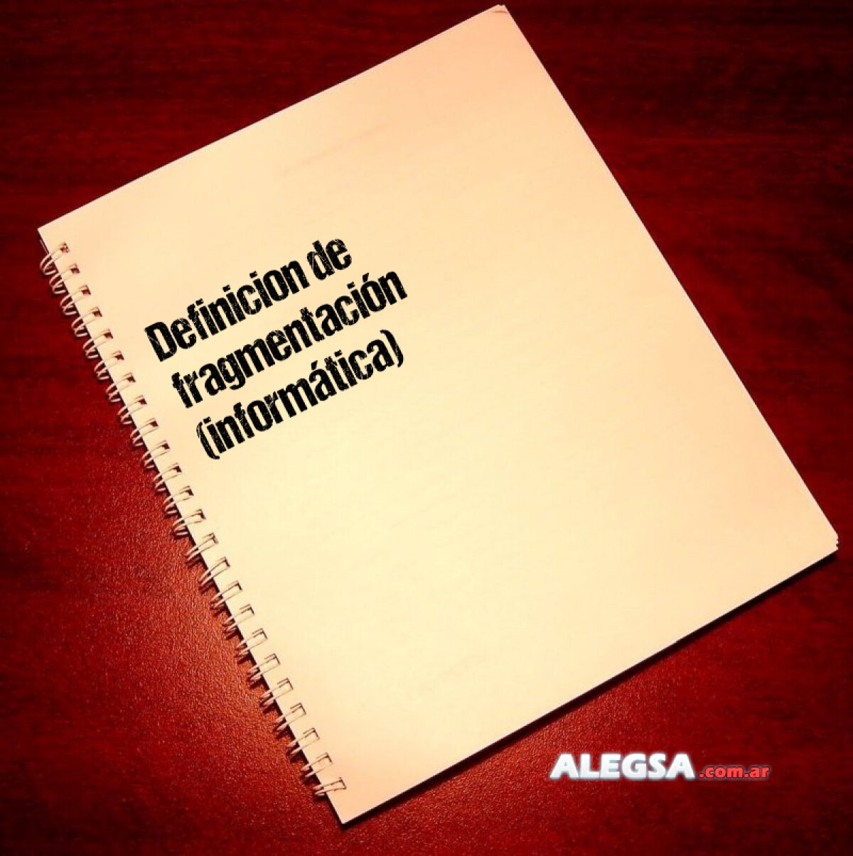 Definición de fragmentación (informática)