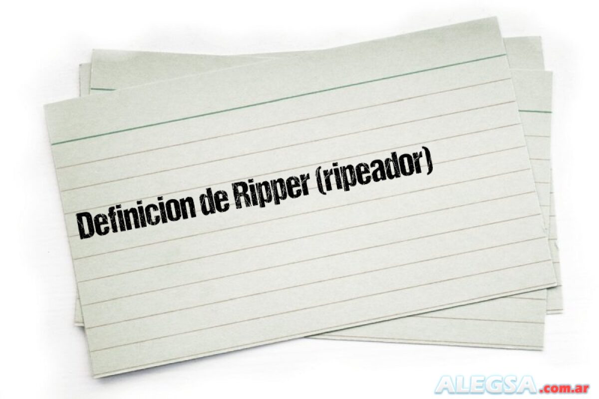 Definici n De Ripper ripeador Definici n De Ripper ripeador