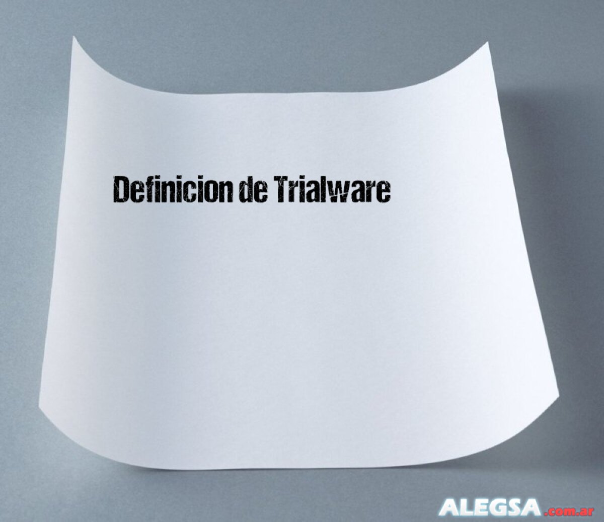 Definición de Trialware