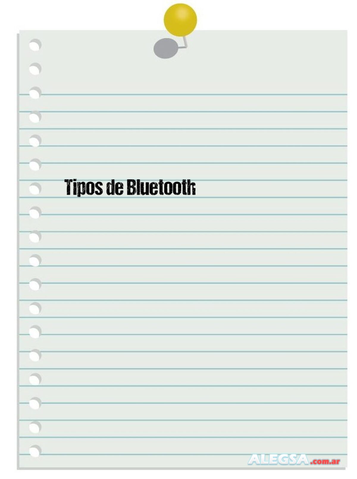 Tipos de Bluetooth (clases o categorías)